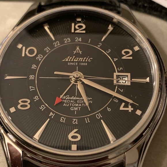 Atlantic | Accessories | Atlantic Worldmaster 888 Gmt Watch | Poshmark